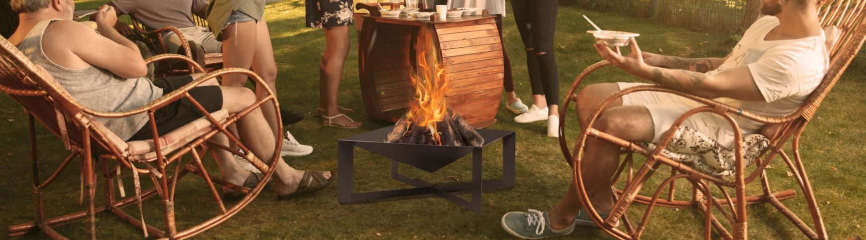 Transform Your Outdoor Space with Cook King's Modern Steel Fire Pits a ...