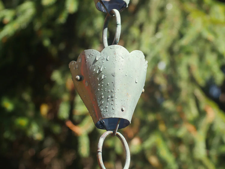Beautiful Copper Rain Chains: Stylish Gutter Downspout Alternative ...