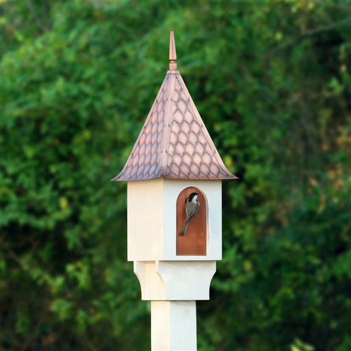 Chateau Bird House - Diamond Pattern Copper Roof – Good Directions