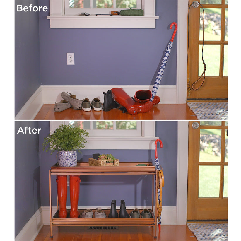 Double Boot Tray with Stand – Good Directions