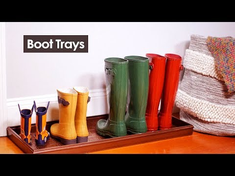 Double Boot Tray with Stand – Good Directions