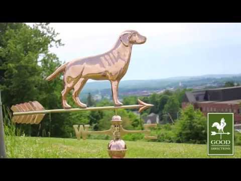 Labrador Retriever Weathervane – Good Directions